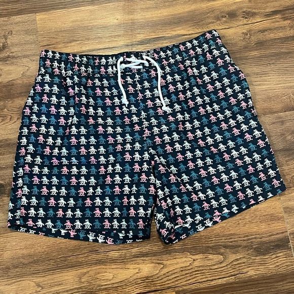 Original Penguin | Swim | Originalpenguin Mens Logo Bathingsuit Trunks ...